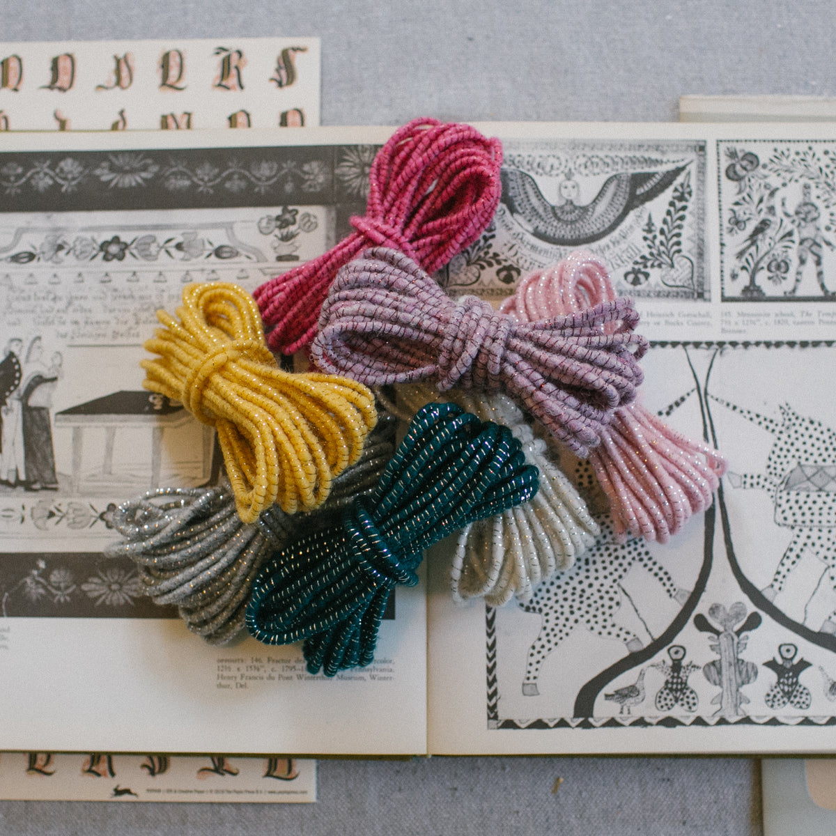 Wool Wrapped Wired Ribbons – Skippy Cotton