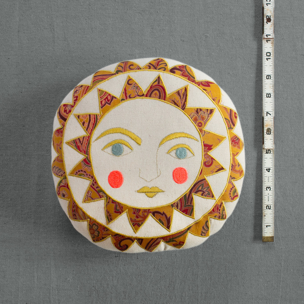 Bright Neon Sun Pillow – Skippy Cotton